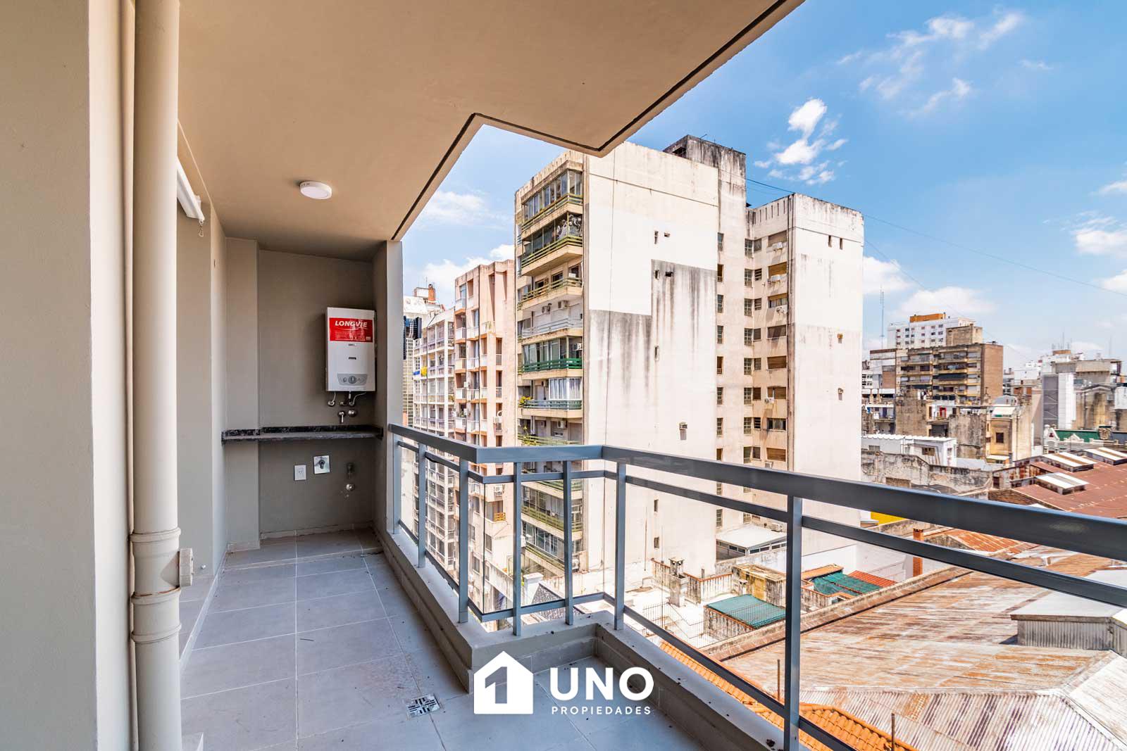 Luminoso departamento de 1 dormitorio con balcón terraza y cochera ...